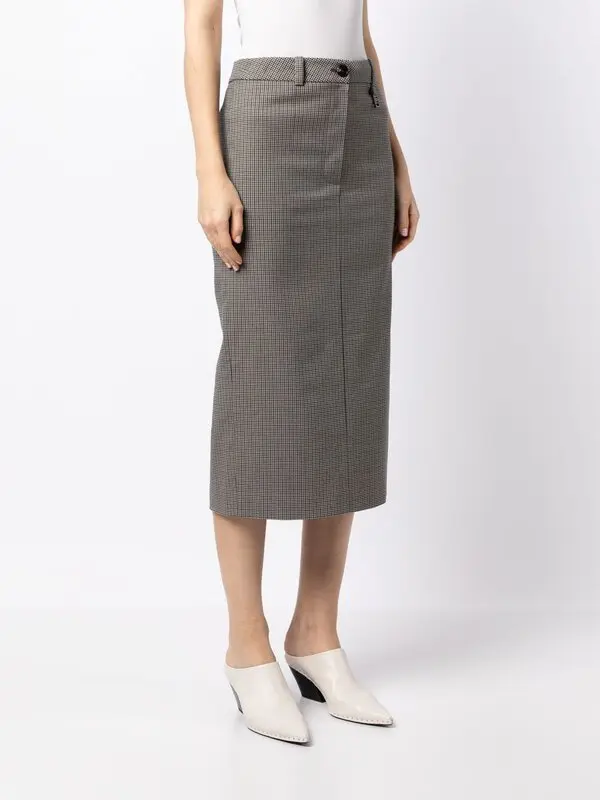 LOW CLASSIC Checked Pencil Skirt