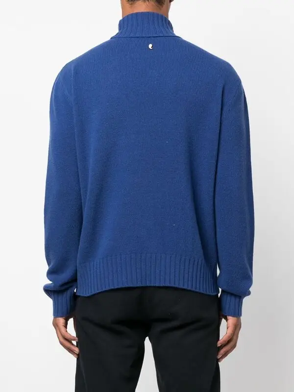 Etro Paisley-knit Roll-neck Jumper
