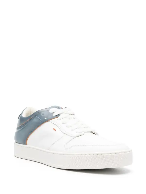Santoni Colour-blocked Low-top Sneakers
