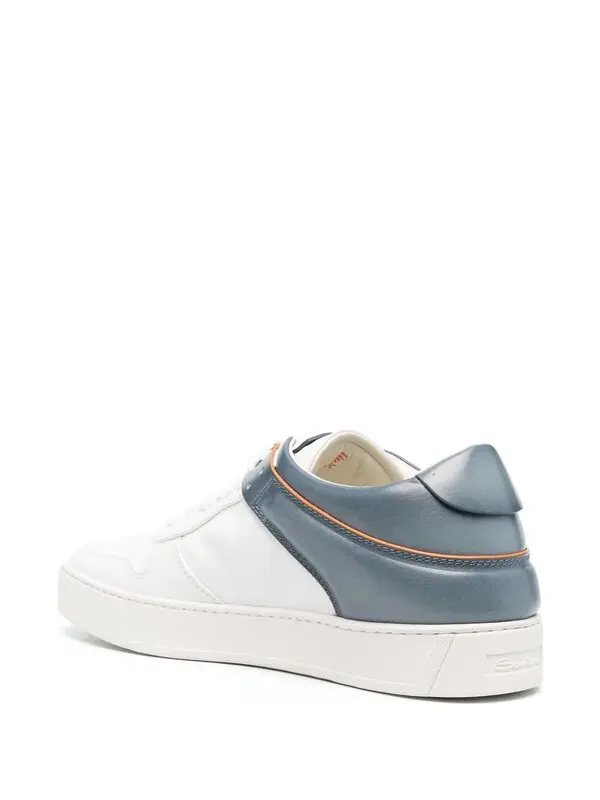 Santoni Colour-blocked Low-top Sneakers