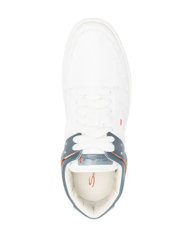 Santoni Colour-blocked Low-top Sneakers