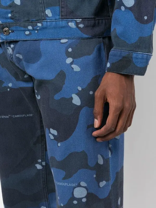 Off-White Camouflage-print Skate Jeans