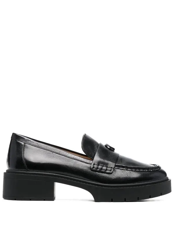 COACH Leah Leather Loafers