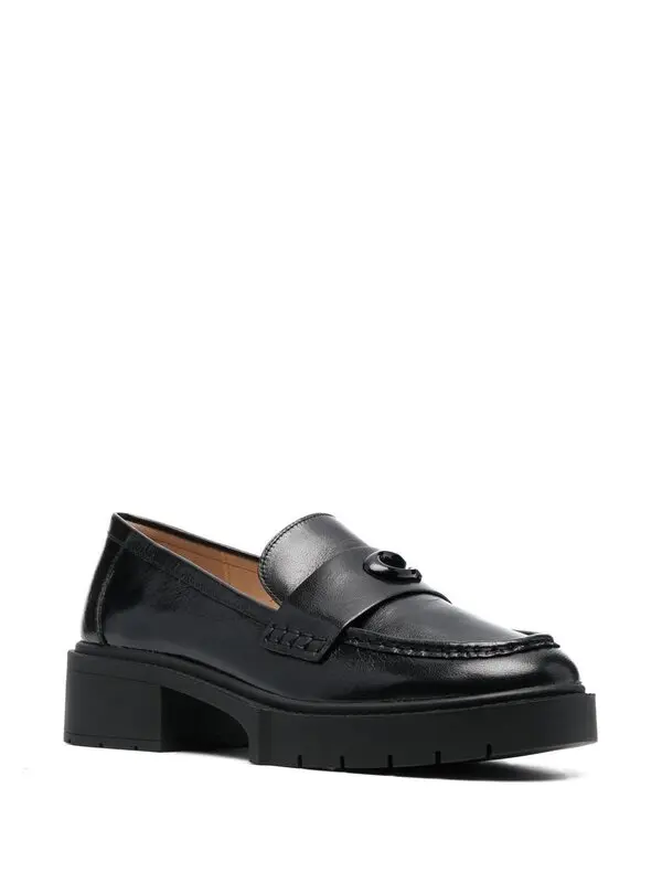 COACH Leah Leather Loafers
