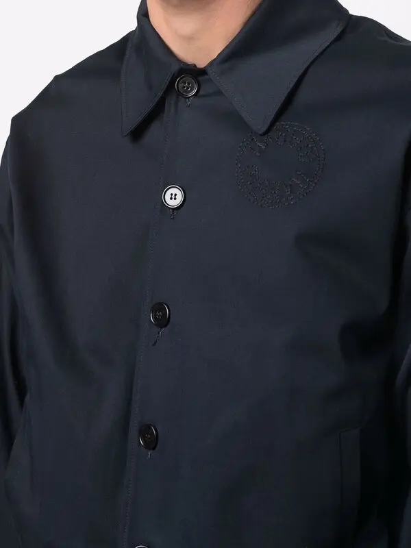 Marni Embroidered Logo Shirt Jacket