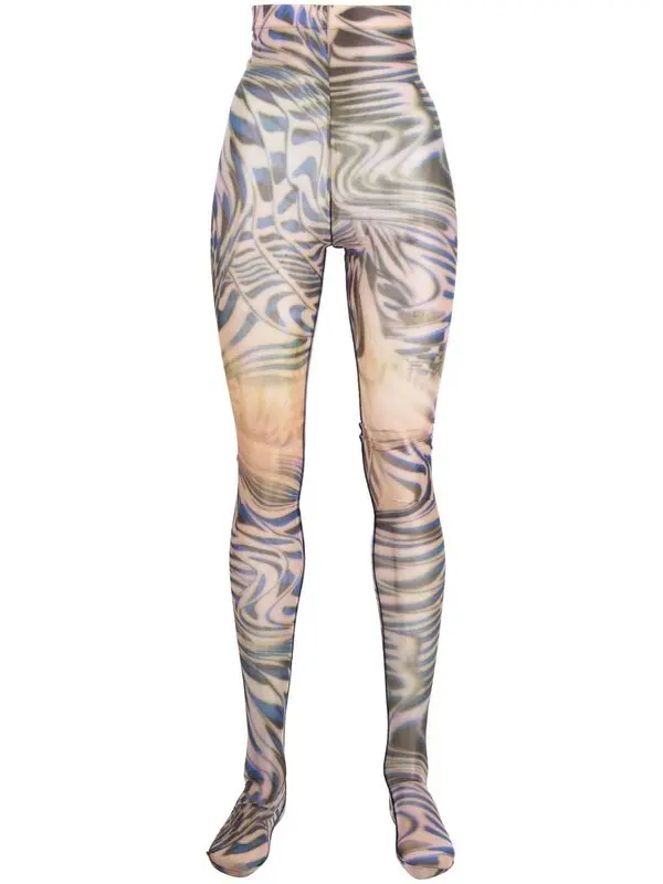 DIESEL® P-koll Abstract-print Leggings