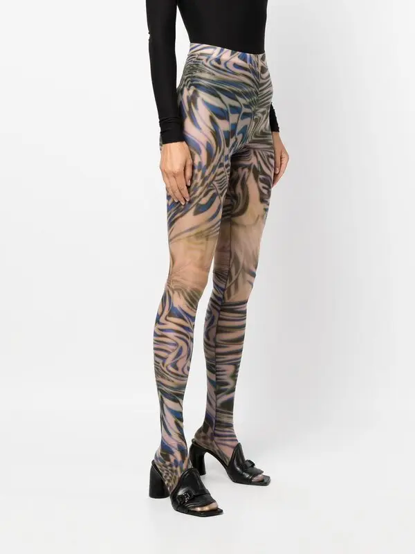 DIESEL® P-koll Abstract-print Leggings