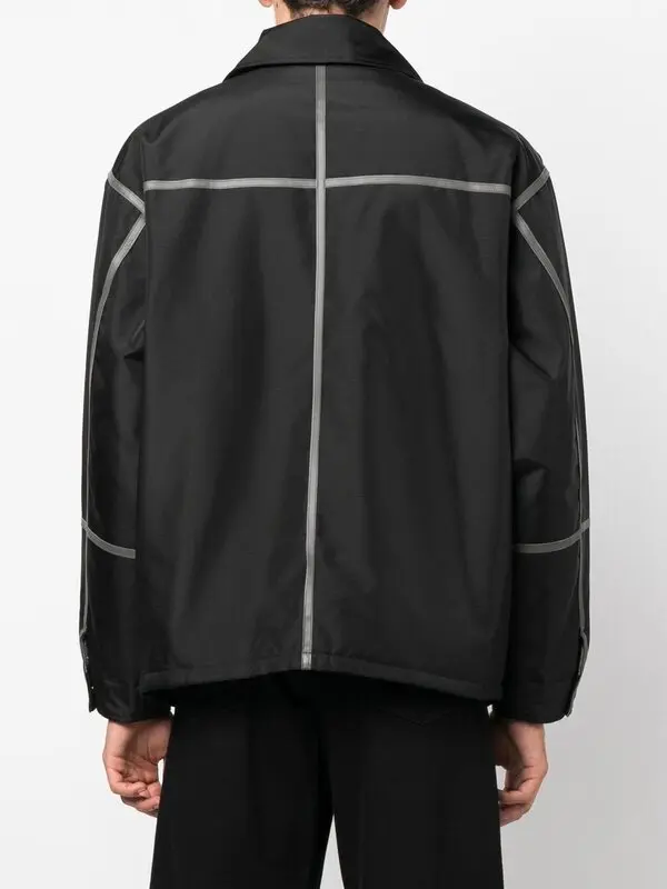 DIESEL® Piped Trim Canvas Jacket