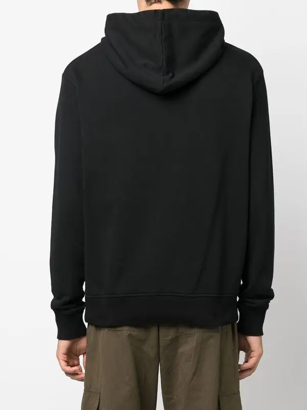 424 Logo-embroidered Hoodie - Black