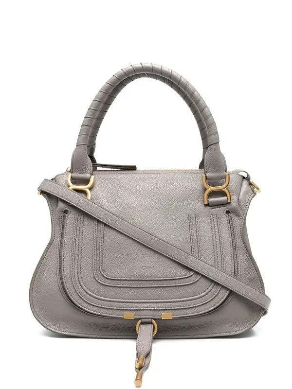 Chloé Marcie Leather Tote-bag - Grey