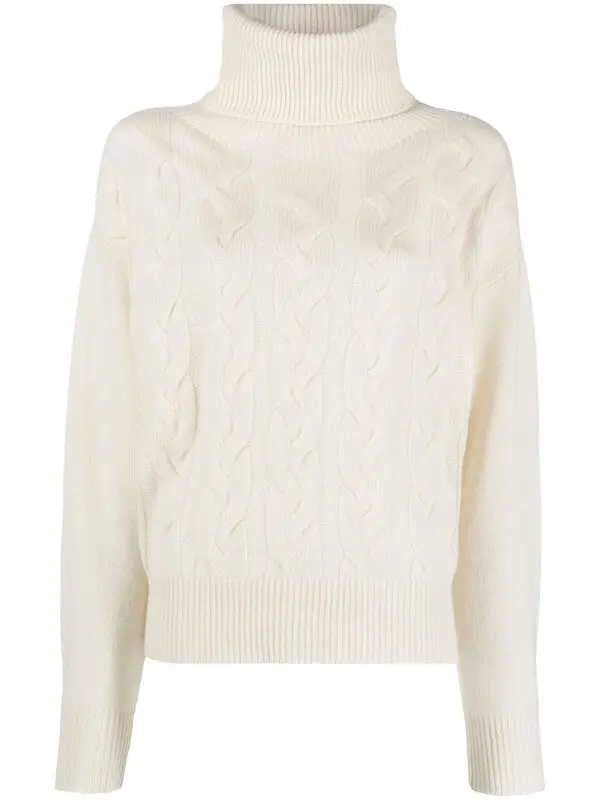 Woolrich Turtleneck Cable-knit Jumper