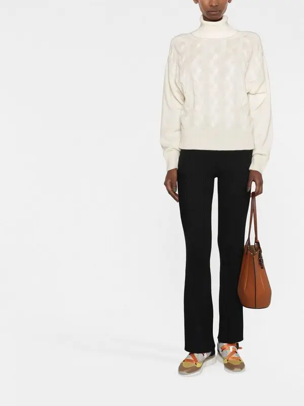 Woolrich Turtleneck Cable-knit Jumper