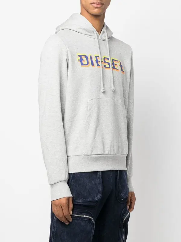 DIESEL® Logo-print Drawstring Hoodie