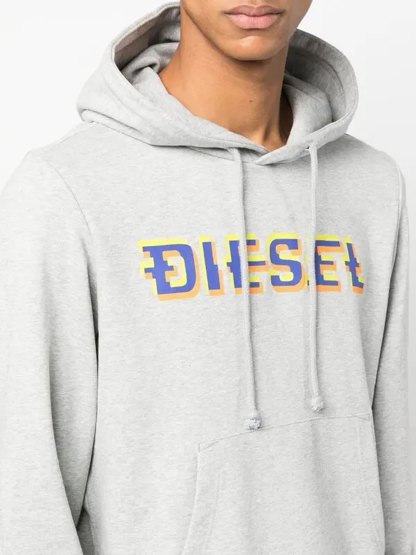 DIESEL® Logo-print Drawstring Hoodie