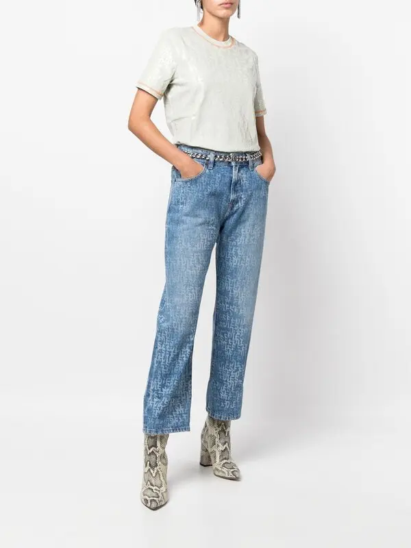DIESEL® Contrast Trim T-shirt