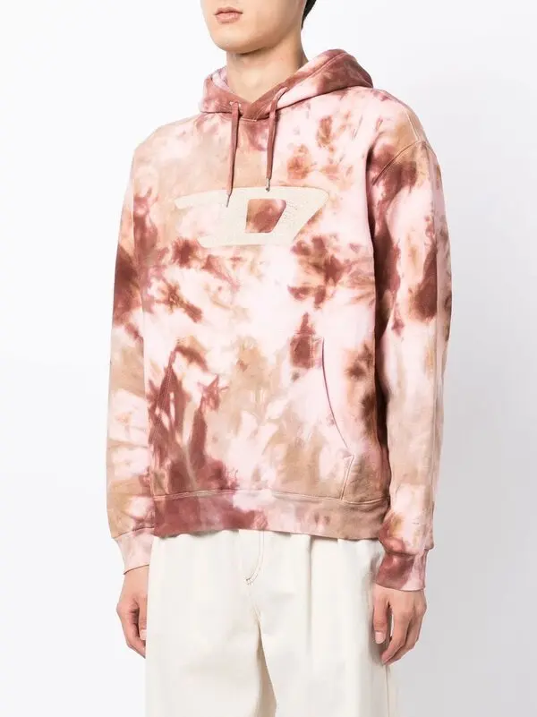 STAIN SHADE Logo Tie-dye Hoodie
