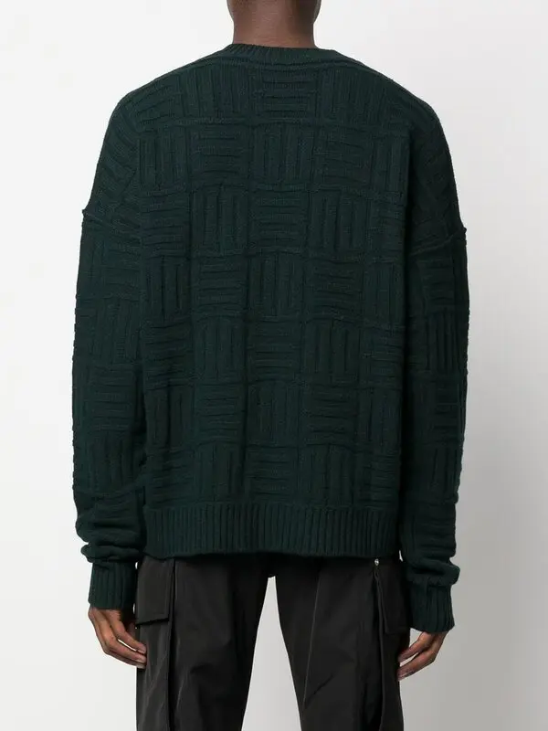 AMBUSH Monogram-pattern Crew Neck Jumper