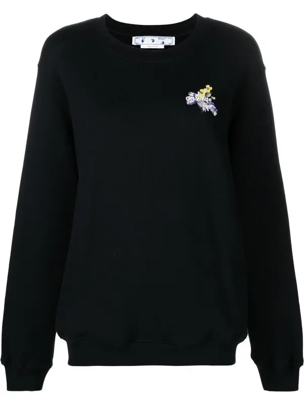 Off-White Floral Arrows-motif Sweatshirt