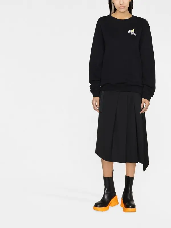 Off-White Floral Arrows-motif Sweatshirt