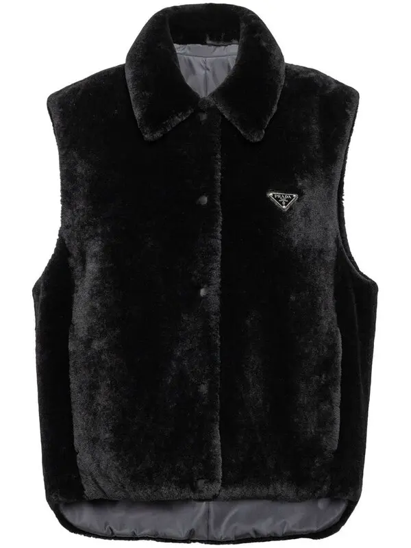 Prada Reversible Shearling Vest