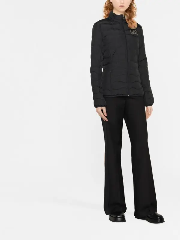 EA7 Logo-print Puffer Jacket