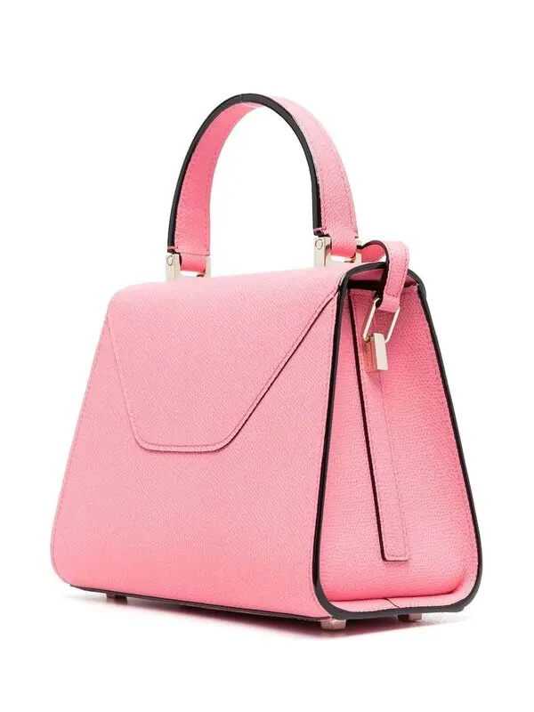 VALEXTRA Leather Tote Bag - Pink