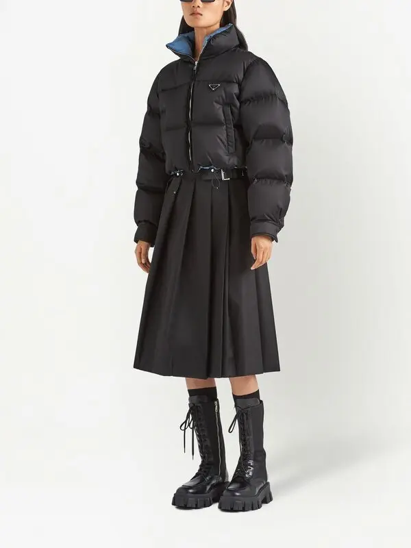 Prada Cropped Down Jacket