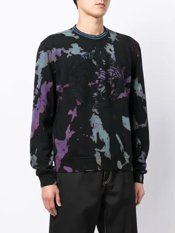 STAIN SHADE Logo Tie-dye Sweatshirt