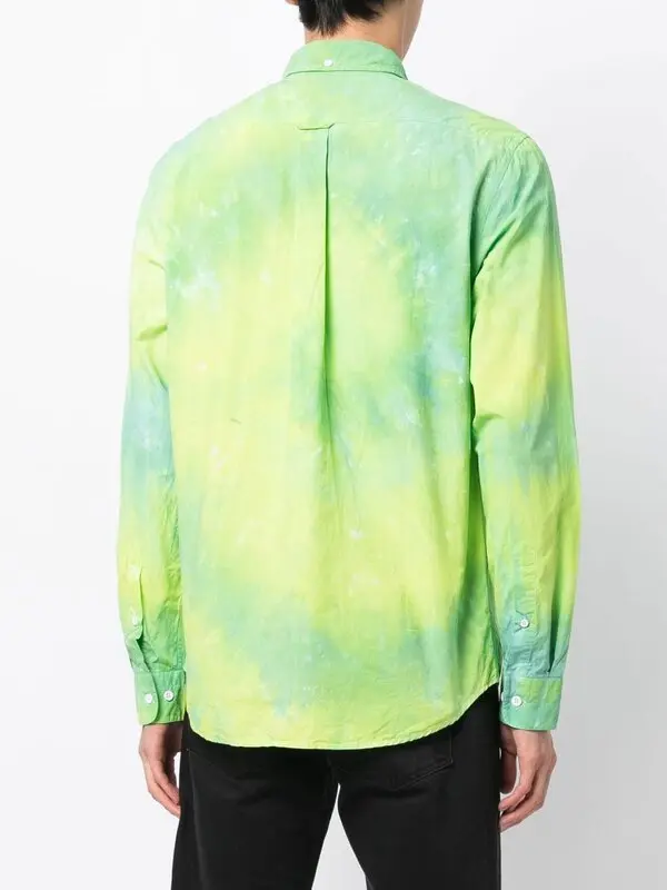 STAIN SHADE Long-sleeve Tie-dye Shirt