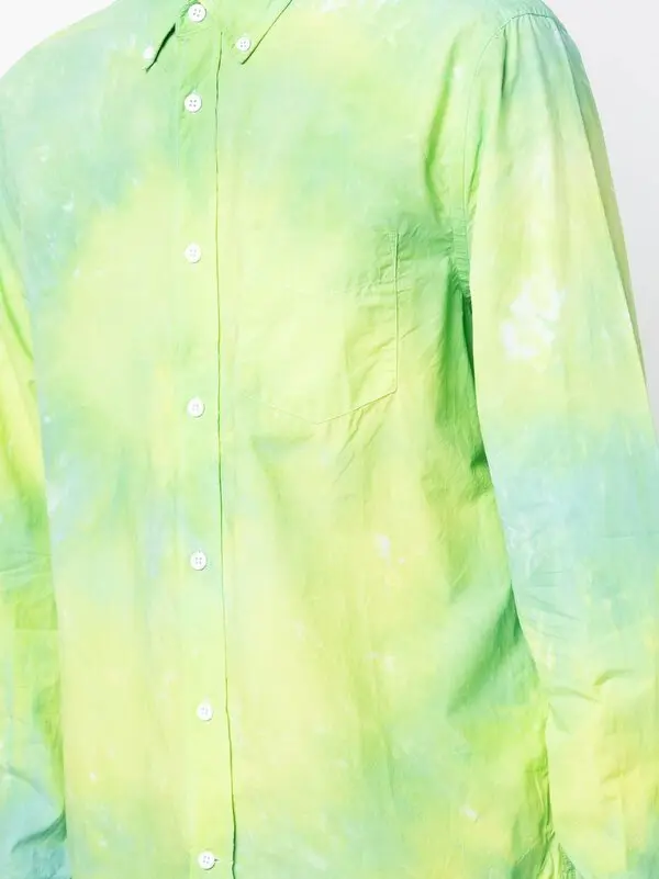 STAIN SHADE Long-sleeve Tie-dye Shirt