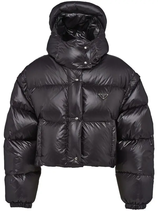 Prada Re-nylon Convertible Down Jacket