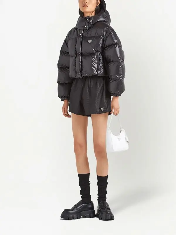 Prada Re-nylon Convertible Down Jacket