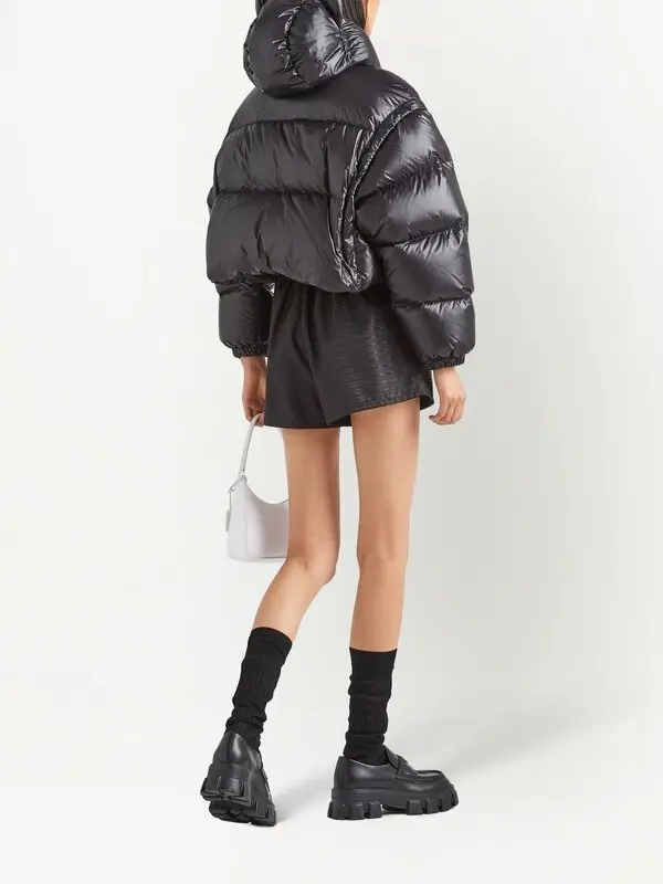 Prada Re-nylon Convertible Down Jacket