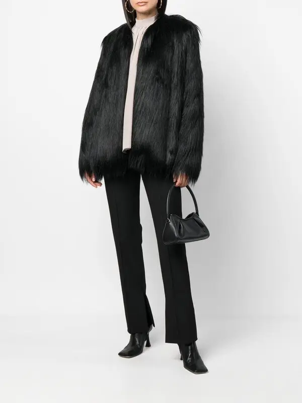 STYLAND Faux-fur Jacket - Black