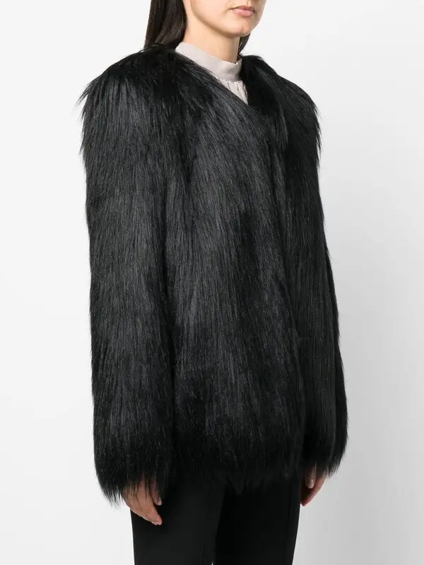 STYLAND Faux-fur Jacket - Black