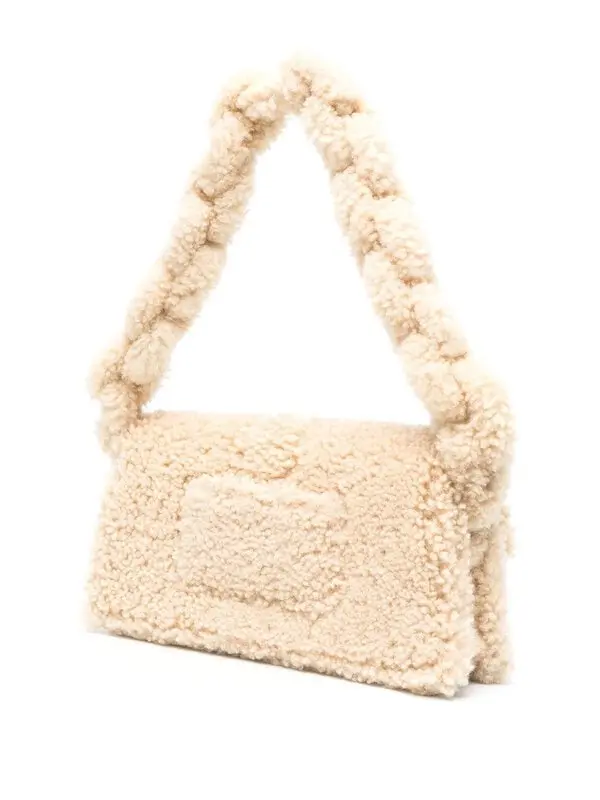 Jacquemus Le Bambidou Shearling Bag - Neutrals