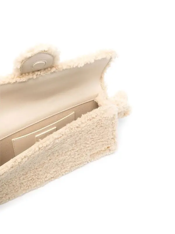 Jacquemus Le Bambidou Shearling Bag - Neutrals