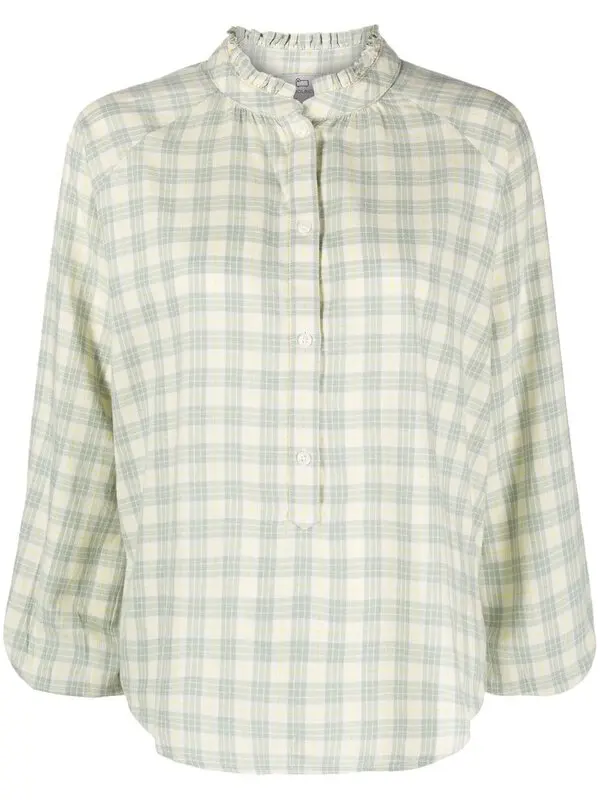 Woolrich Checked Cotton Blouse