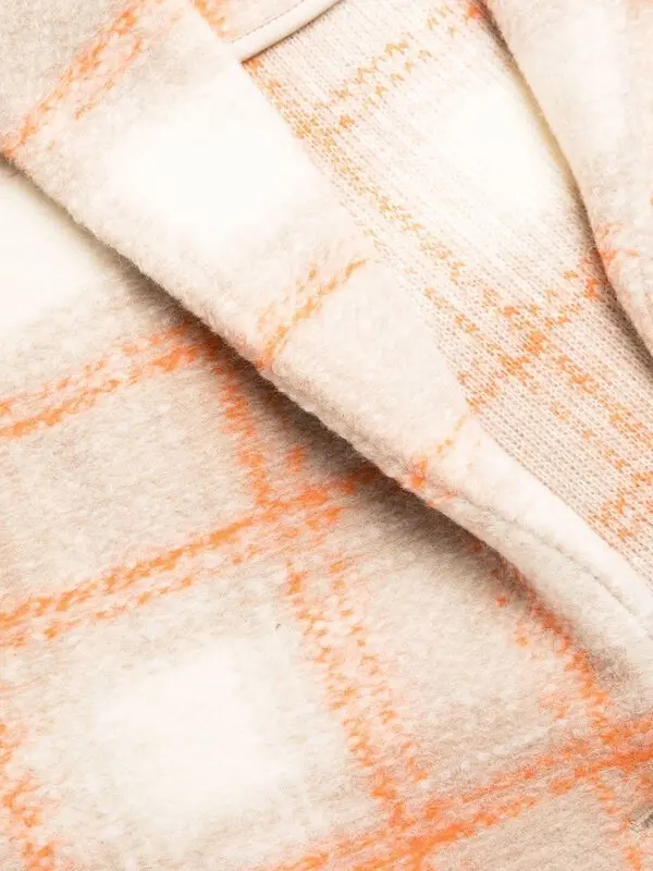 Woolrich Checked Single-breasted Coat