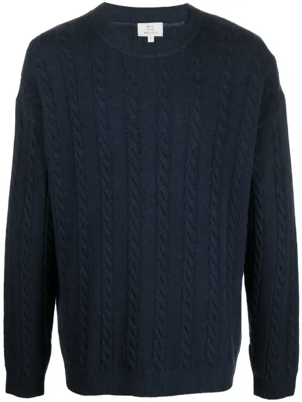Woolrich Aran-knit Virgin-wool Jumper