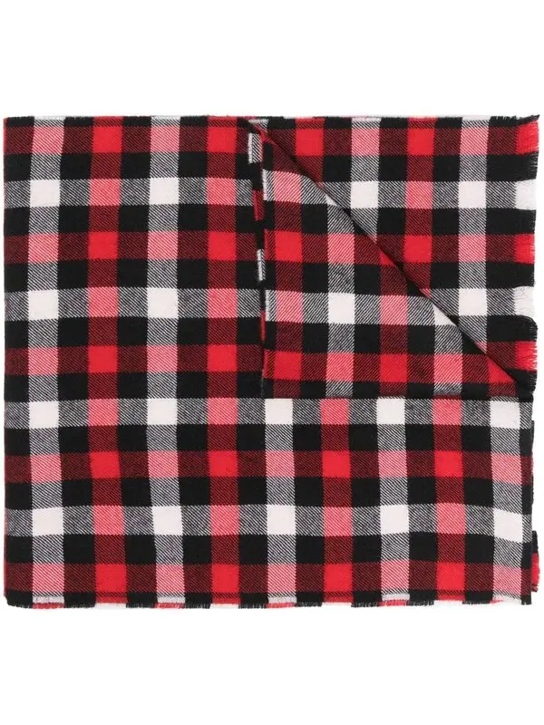 Woolrich Micro Buffalo Scarf - Red
