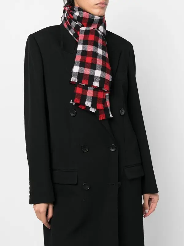 Woolrich Micro Buffalo Scarf - Red
