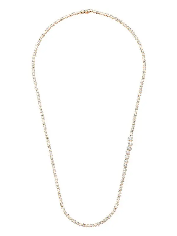 Sophie Bille Brahe 18kt Yellow Diamond Tennis Necklace