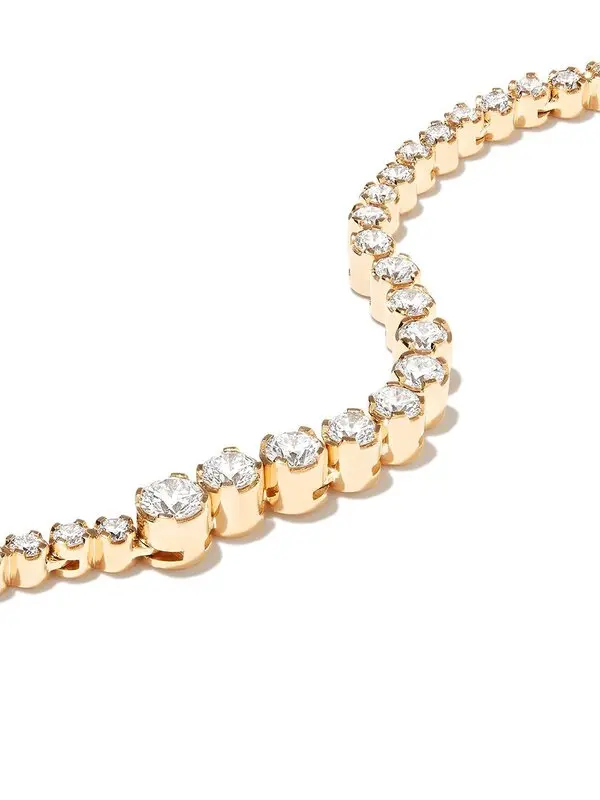 Sophie Bille Brahe 18kt Yellow Diamond Tennis Necklace