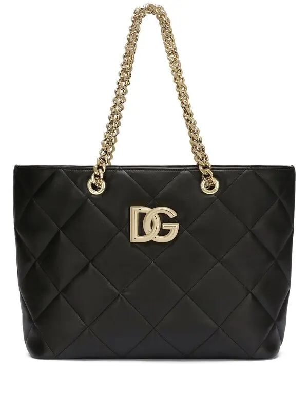 Dolce & Gabbana 3.5 Quilted Shopper Bag