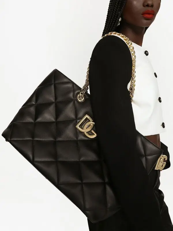 Dolce & Gabbana 3.5 Quilted Shopper Bag