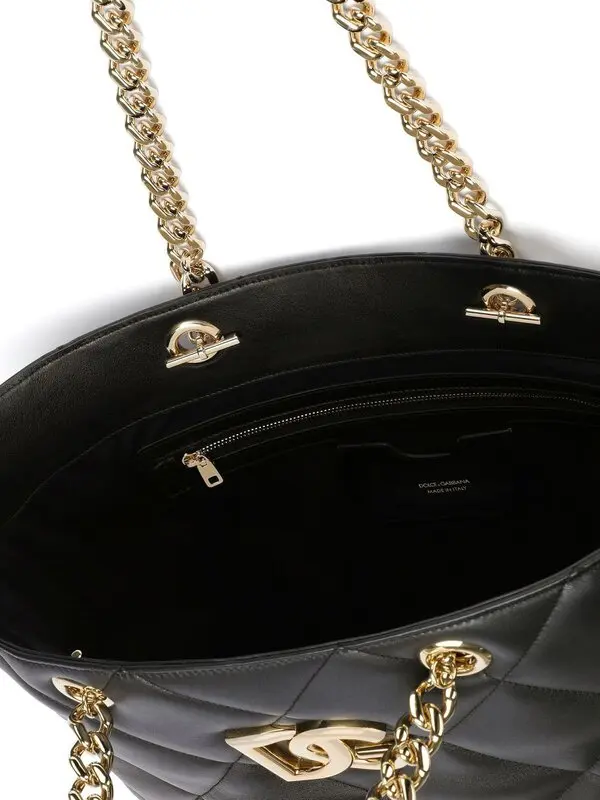 Dolce & Gabbana 3.5 Quilted Shopper Bag