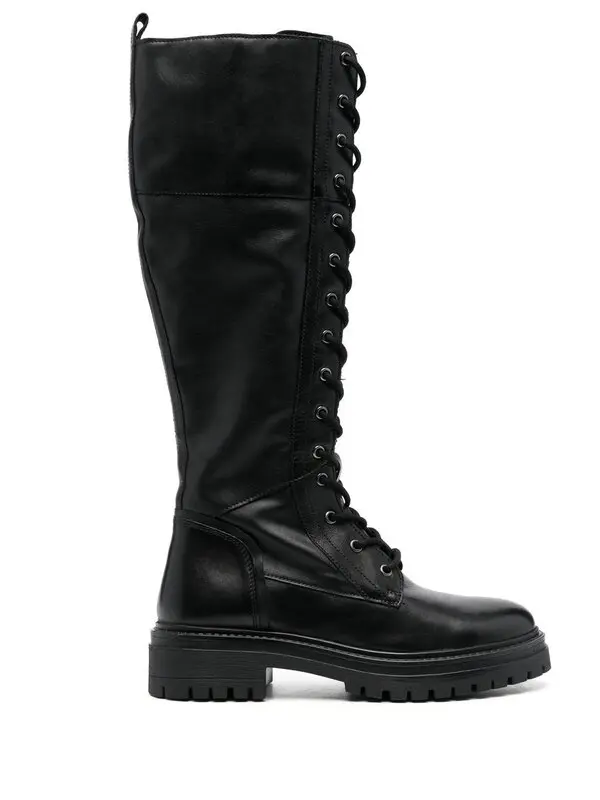 Geox 30mm Iridea Leather Calf Boots