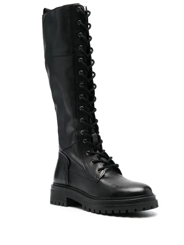 Geox 30mm Iridea Leather Calf Boots