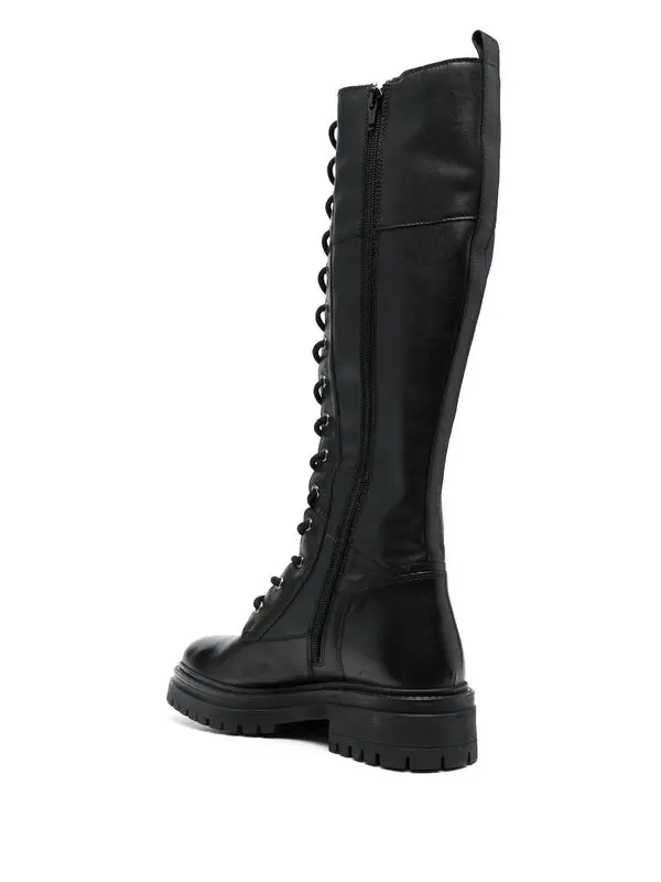 Geox 30mm Iridea Leather Calf Boots